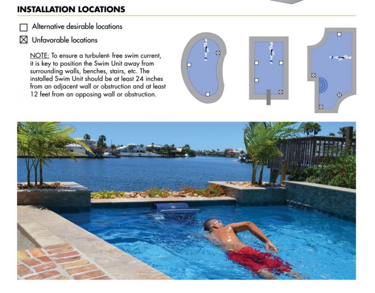 Endless pool: A swim spa current generator turns your pool into a lap pool